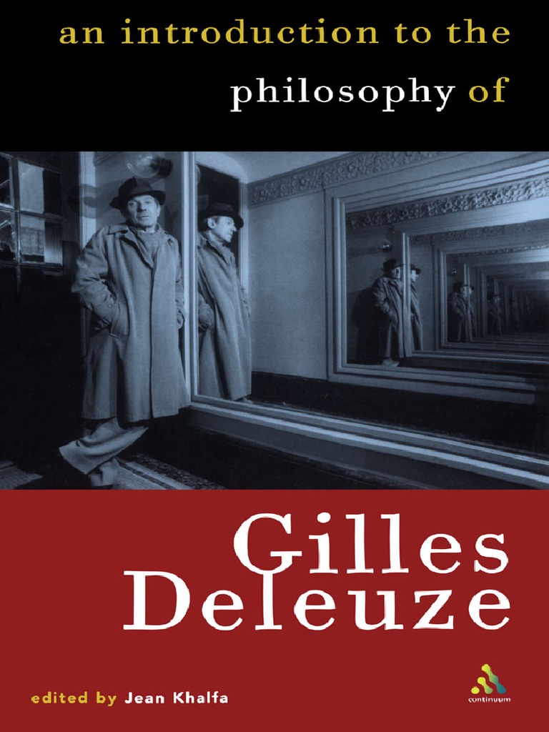Jean Khalfa-Introduction To The Philosophy of Gilles Deleuze-Continuum ...