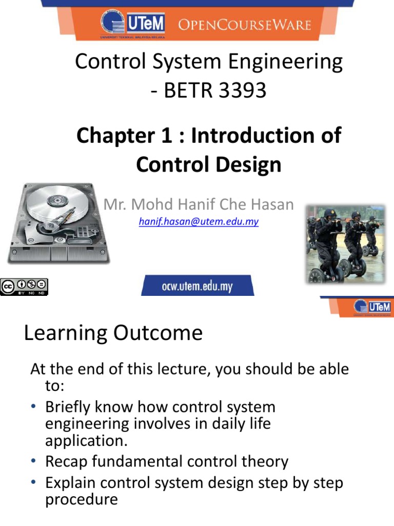 Control System Engineering Chapter 1 - Introduction | PDF | Control ...