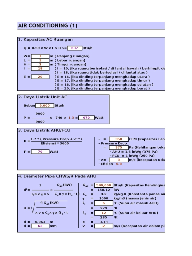 Engineering Calculation | PDF