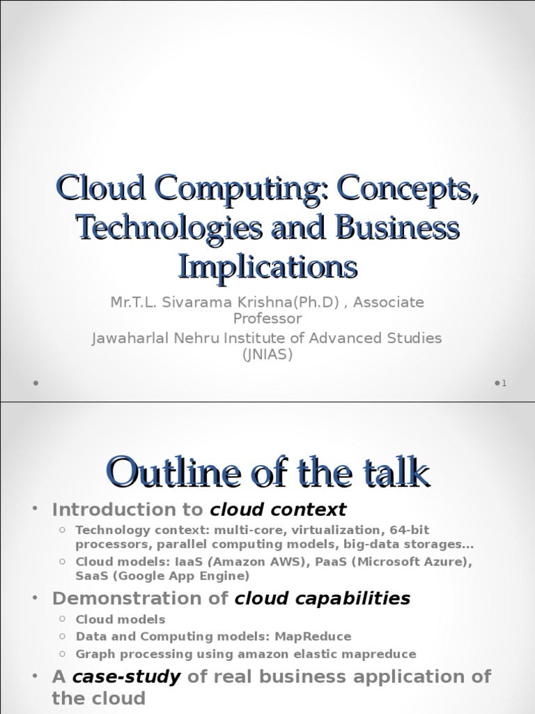 Cloud Computing for IT Professionals | PDF | Apache Hadoop | Cloud Computing