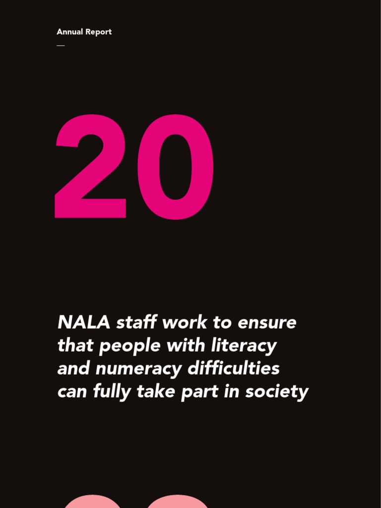 NALA Annual Report2008 - 0 | PDF | Literacy | Adult Education