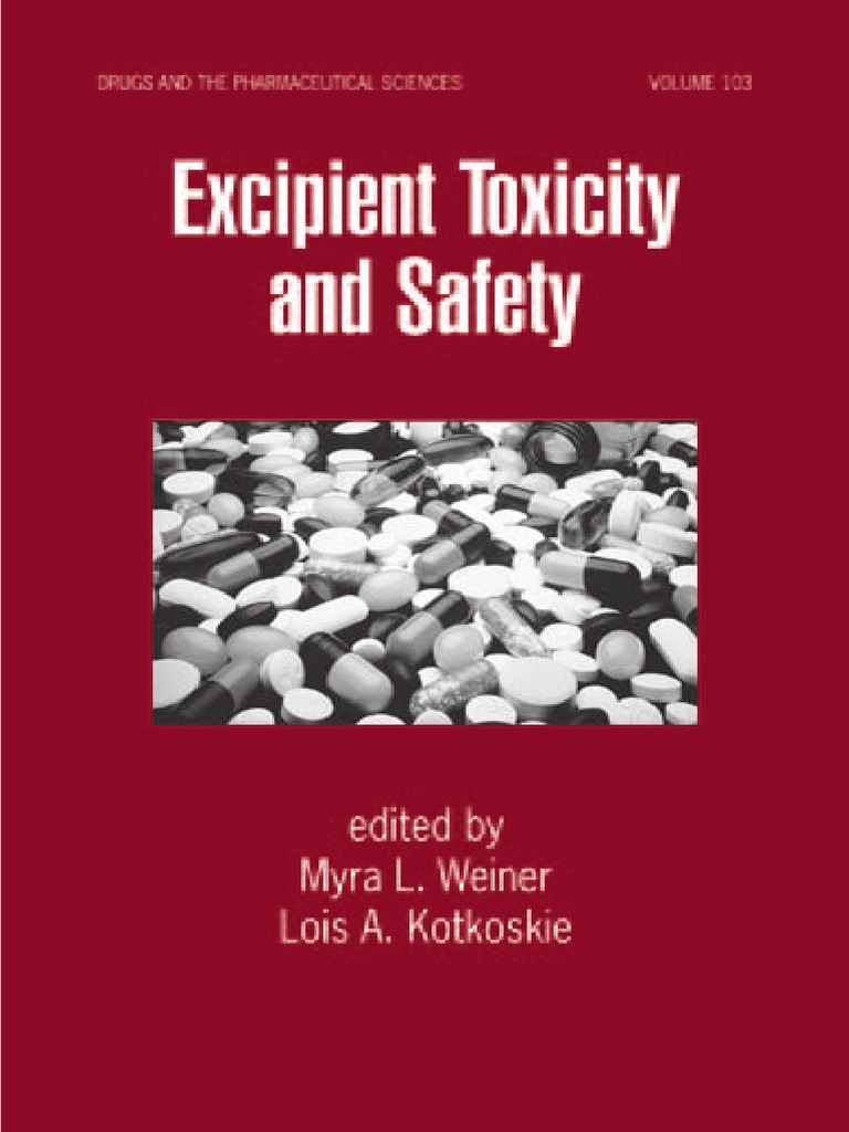 Excipient Toxicity and Safety | PDF | Tablet (Pharmacy) | Starch