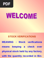 Stock Verification Report Template | PDF