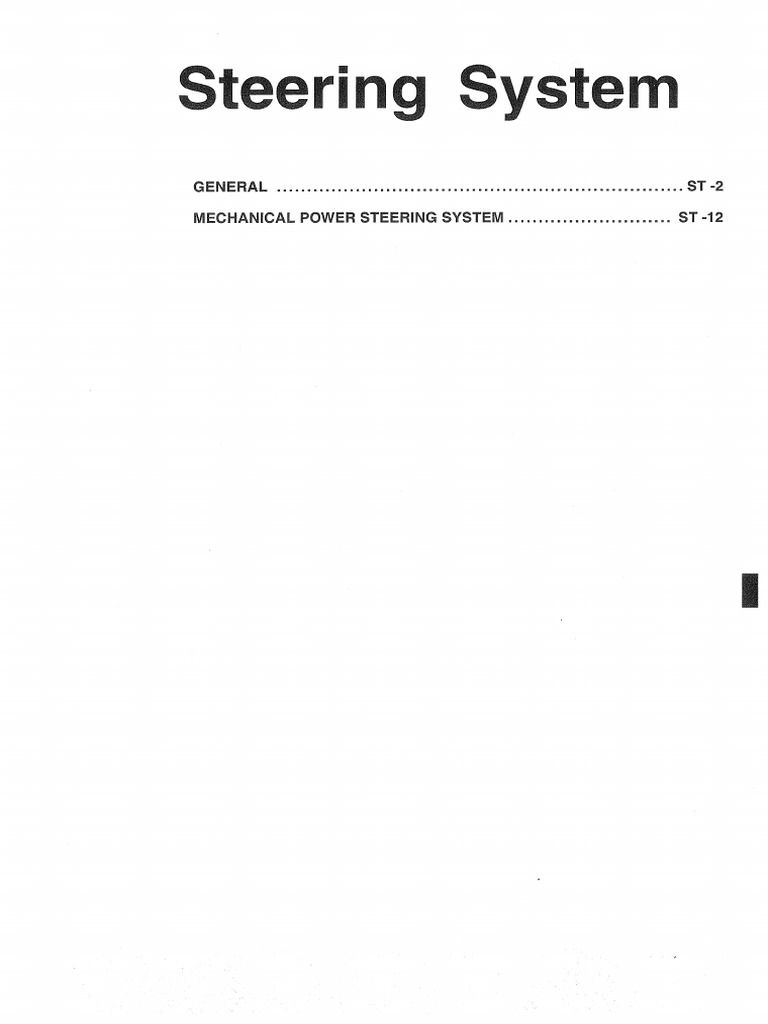 Hyundai Matrix 2001-2013 Steering System | PDF