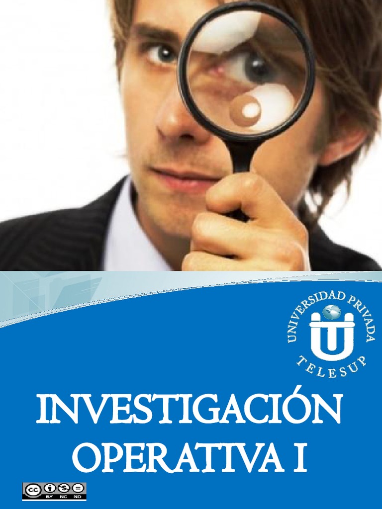 Investigación Operativa I | La investigación de operaciones ...