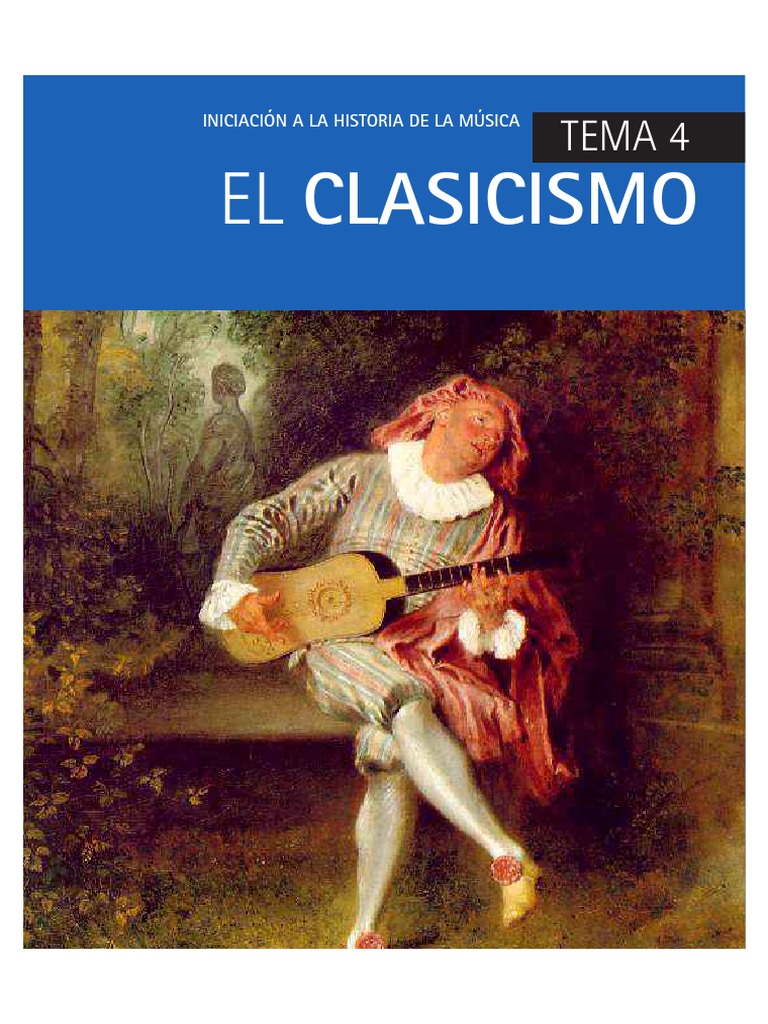 Tema 4 | PDF | Periodo Clásico (Música) | Wolfgang Amadeus Mozart