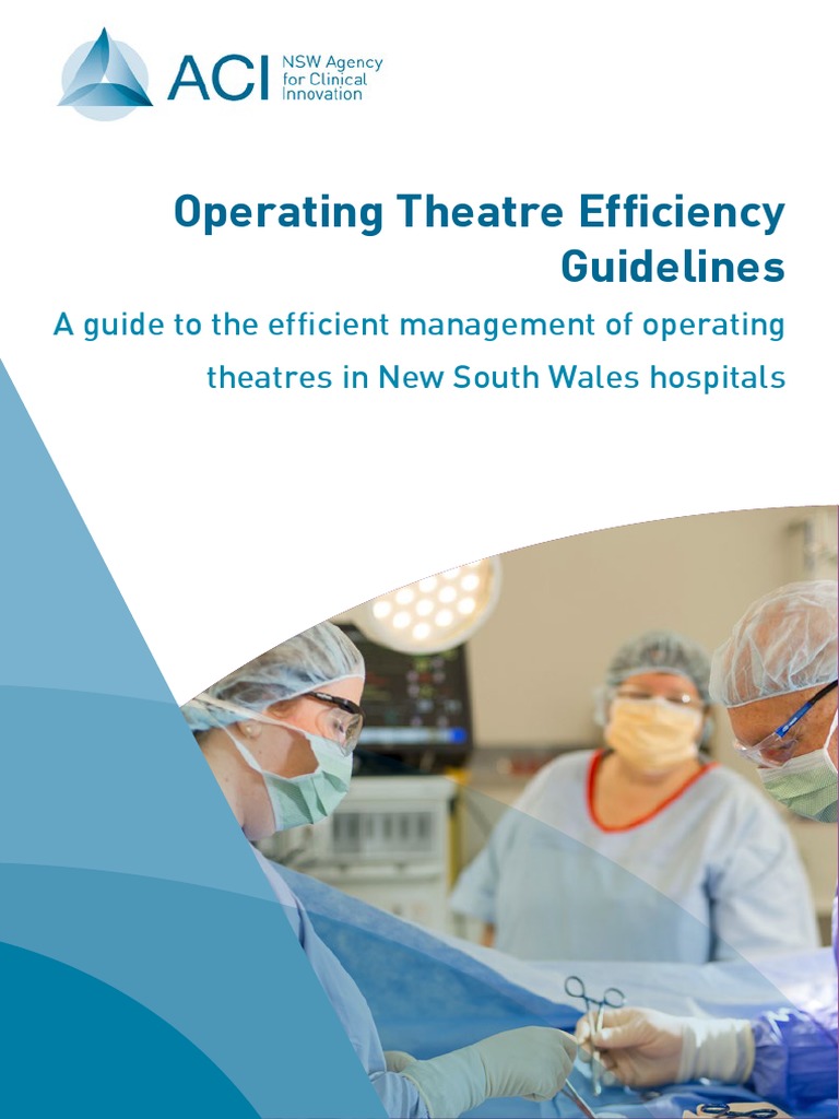 Operating Theatre Efficiency Guidelines | PDF | Surgery | Performance ...