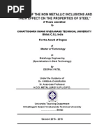 ASTM E45 Inclusion Rating in Steel | PDF | Chemistry | Materials Science