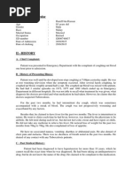 History Taking Template | PDF | Medicine | Clinical Medicine