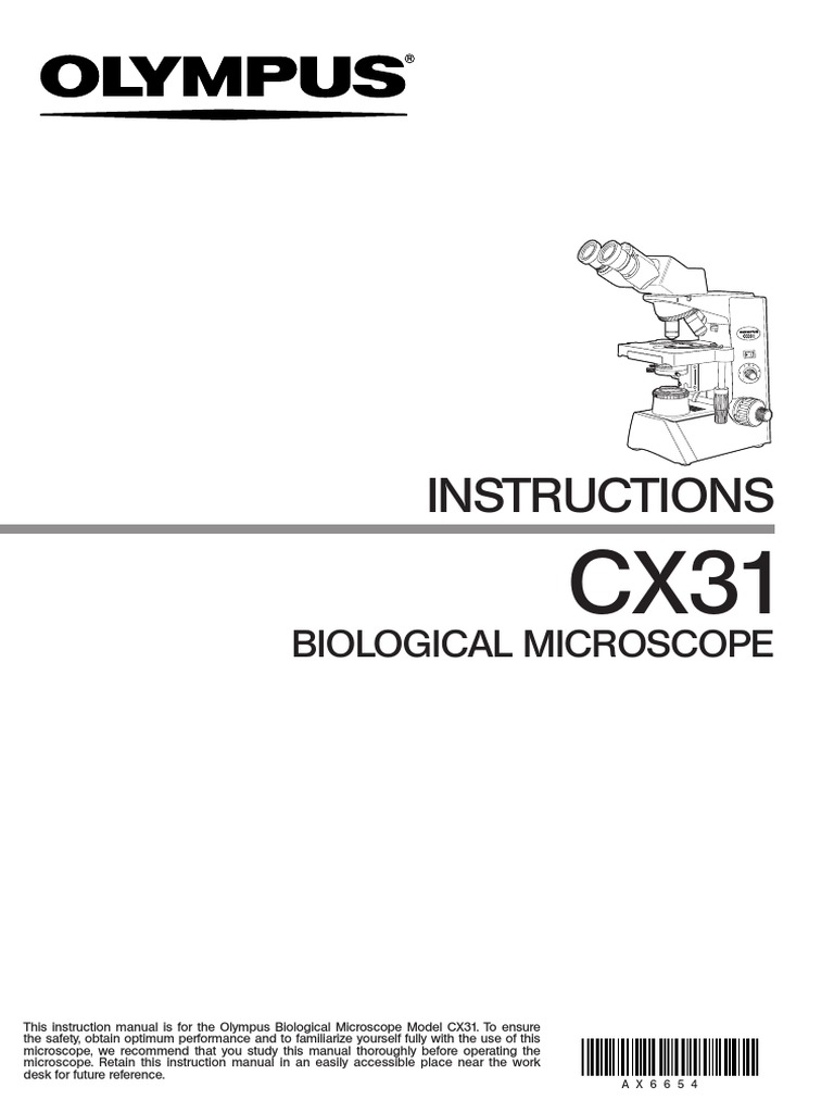 Olympus Cx31 | PDF | Ac Power Plugs And Sockets | Camera Lens