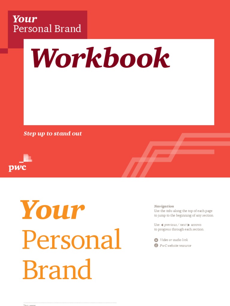 Personal Brand Workbook | PDF | Volunteering | Brand