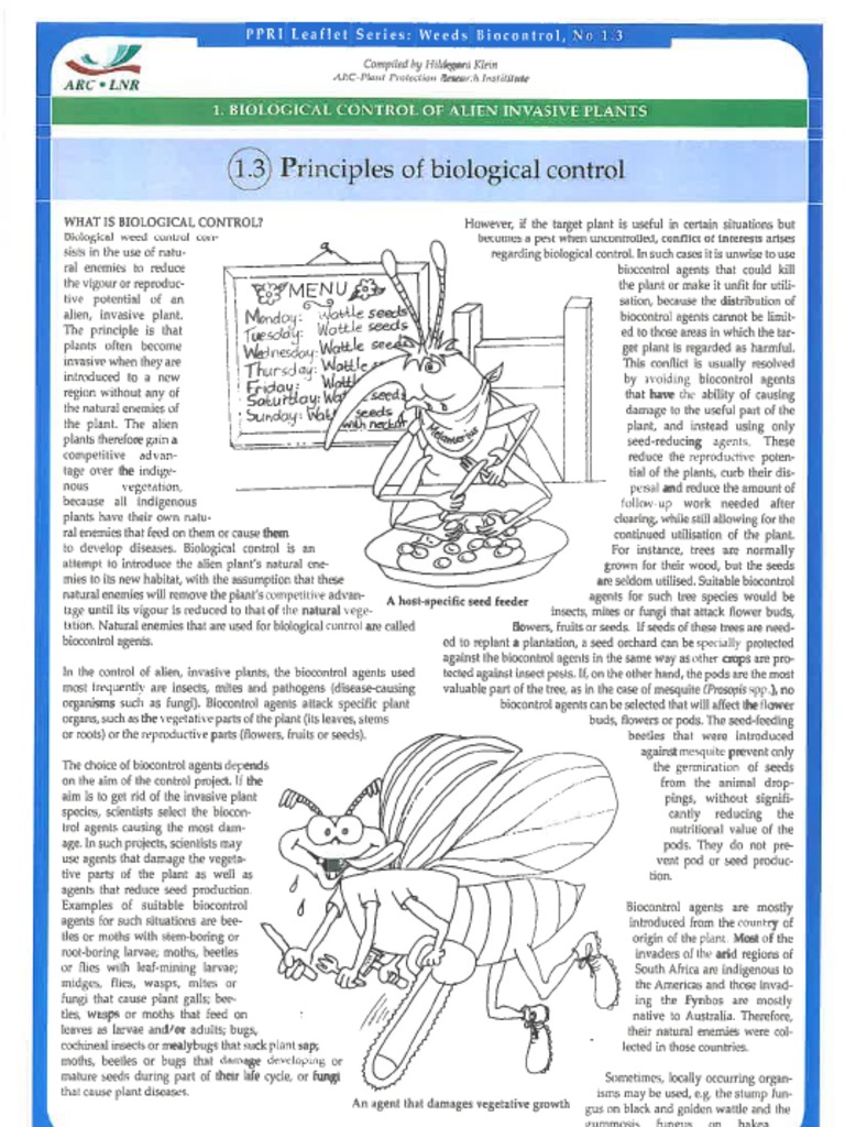 Principles of Biological Control PDF | PDF
