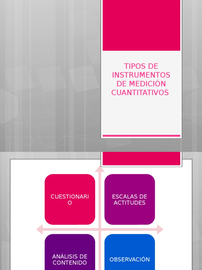 Instrumentos de Medición Cuantitativos | PDF | Cuestionario | Ciencia ...