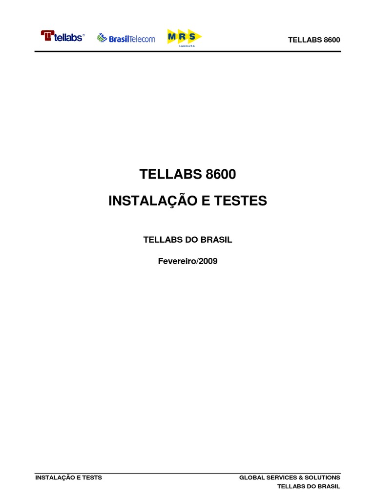 Tellabs 8600 - Instala+º+úo e Testes v2.2 | Download grátis PDF ...