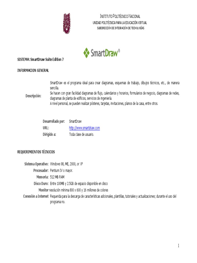 "SmartDraw: Herramienta Versátil para Diagramas" | PDF | Hipervínculo | Red mundial