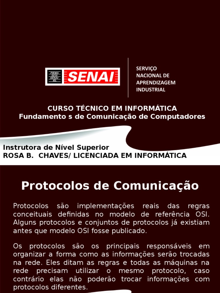 Redes de Computadores - TCP IP | PDF | Suíte de protocolo de internet ...