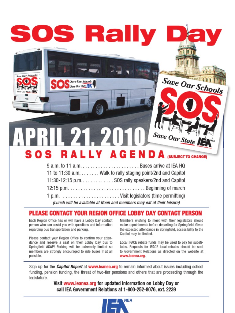 SOS Rally March Poster | PDF
