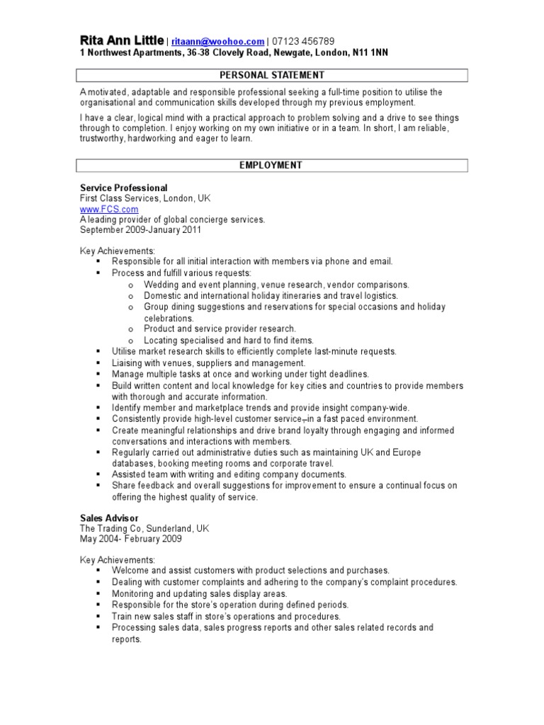CV Template 1iojo | PDF | Business | Computing