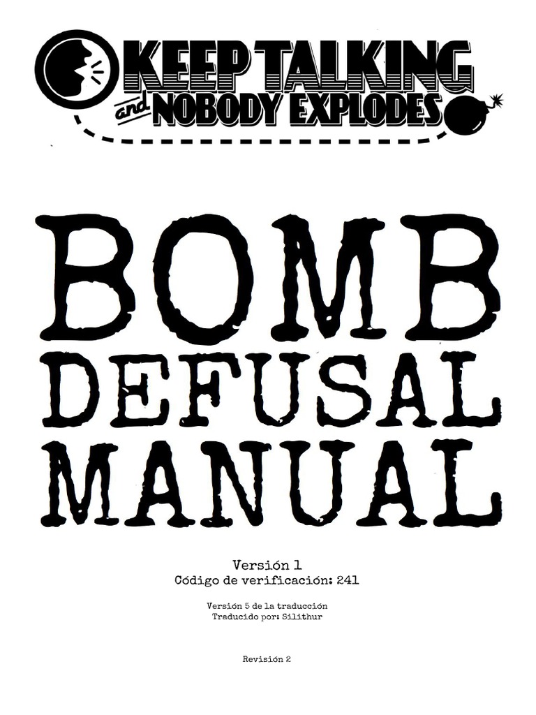 Bomb Defusal Manual en Español | PDF | Color | Diodo emisor de luz