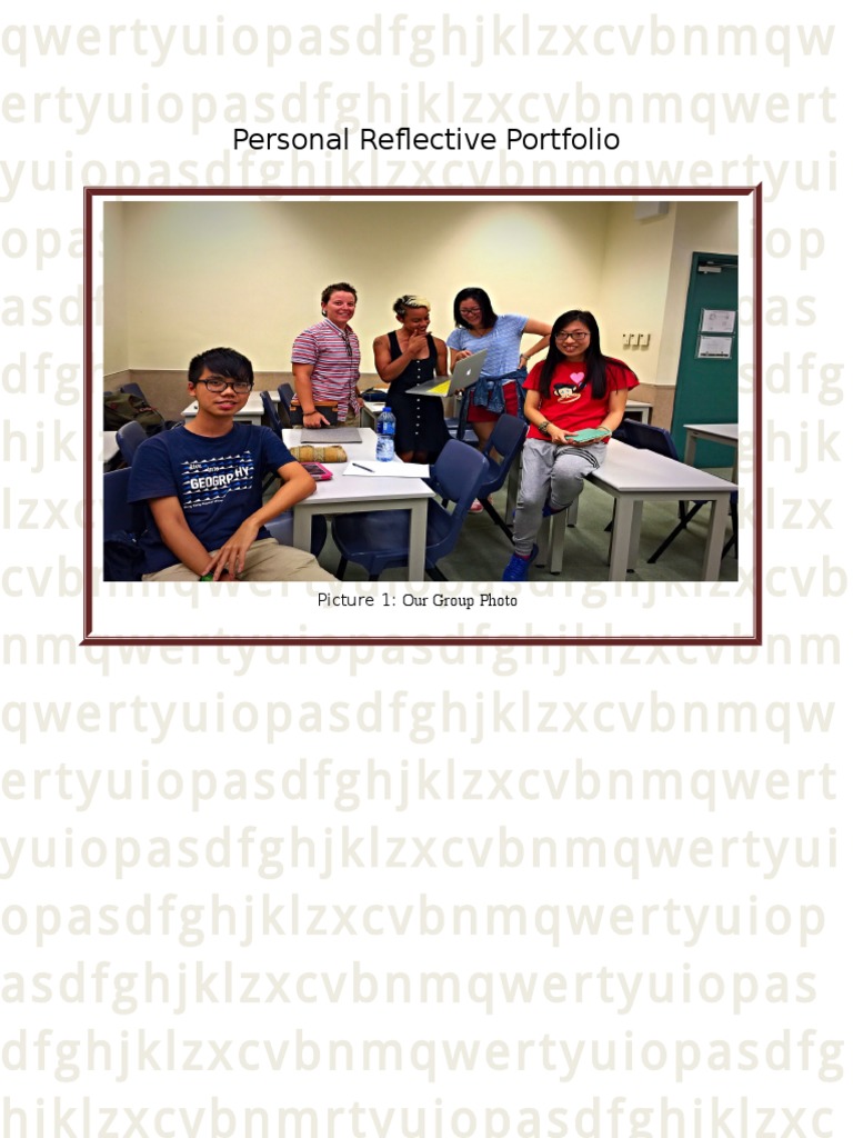 Personal Reflective Portfolio Abroad | PDF | Communication