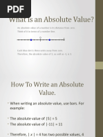 Solved Absolute Value Problems | PDF | Mathematics | Applied Mathematics