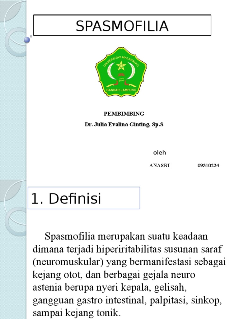 Spasmofilia | PDF