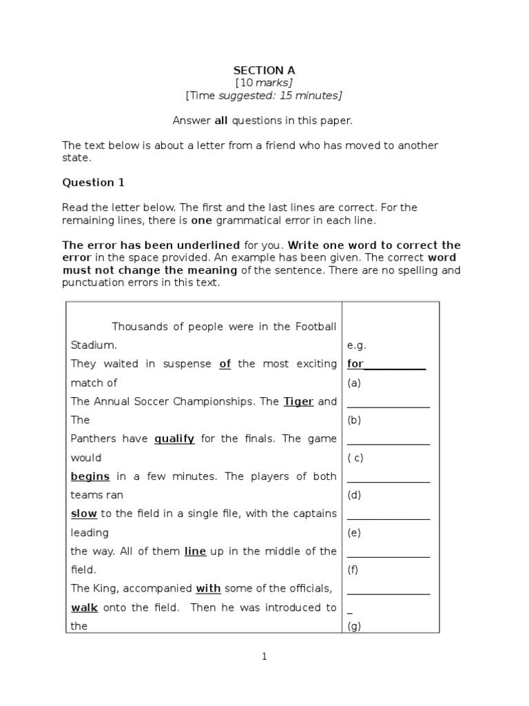 2015 F3 PT3 Exam Paper | PDF