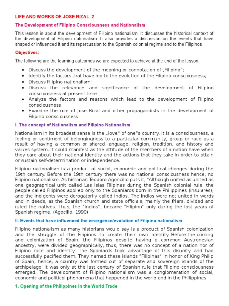 Life and Works of Jose Rizal 2 | PDF | Philippines | Nationalism