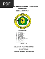 Kelompok 1 - Emulsi Oleum Ricini | PDF