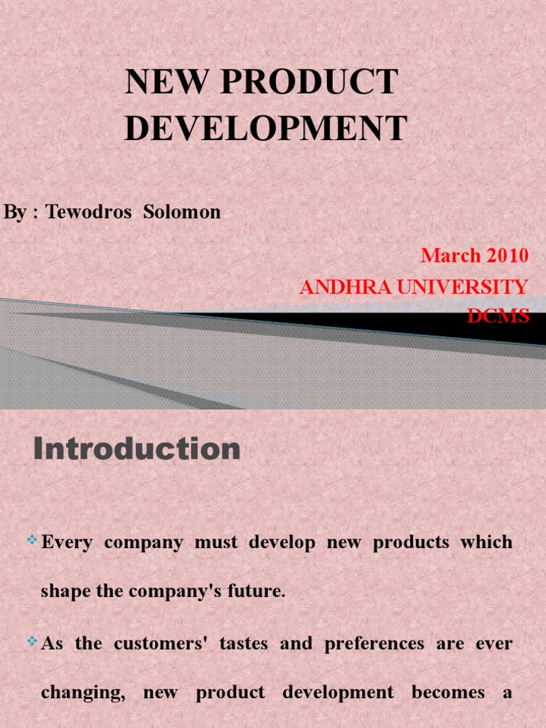 New Product Development Process Guide | PDF | Marketing | Sales