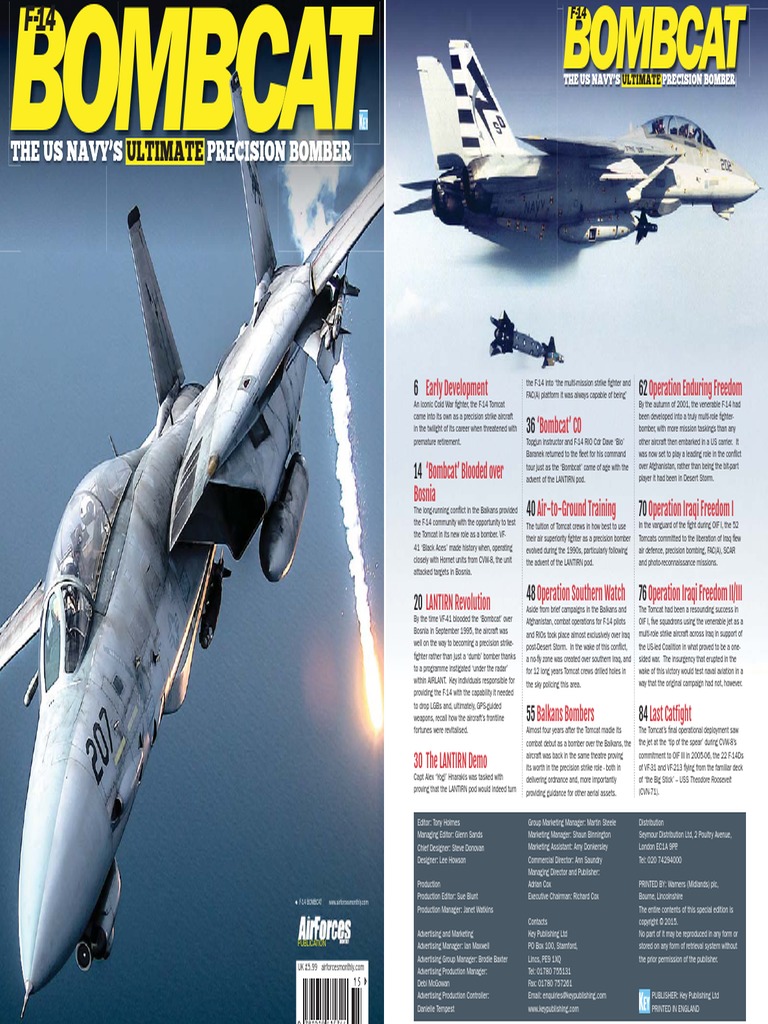 F-14B Afms Bombcat PP 47 | PDF | Fighter Aircraft | Military Forces
