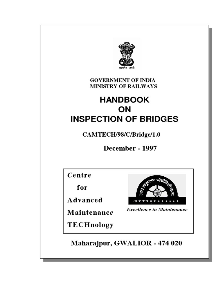 Handbook On Inspection of Bridges | PDF | Rivet | Corrosion