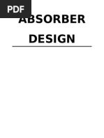 Packed Absorber Column Design | PDF | Absorption (Chemistry) | Physics