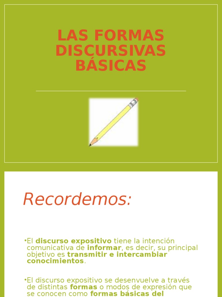 Formas Discursivas: Guía Completa | PDF | Aves | Tierra