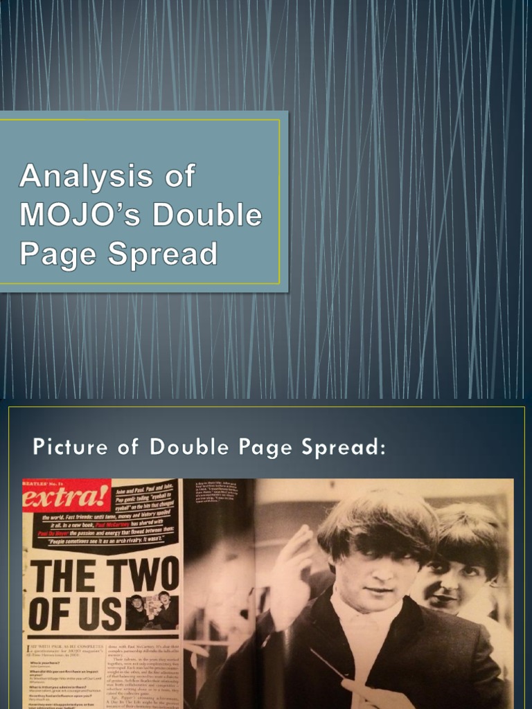 Analysis of MOJO's Double Page Spread PDF | PDF | Typefaces | The Beatles