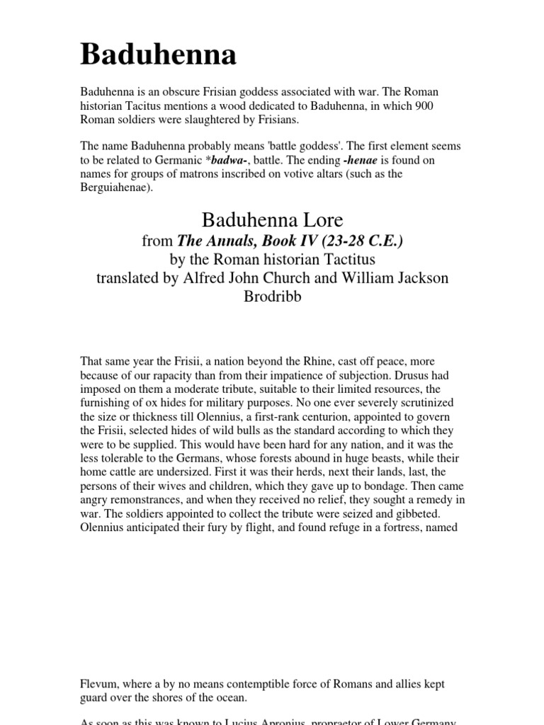 Germanic Goddesses | PDF | Norse Paganism | Germanic Deities