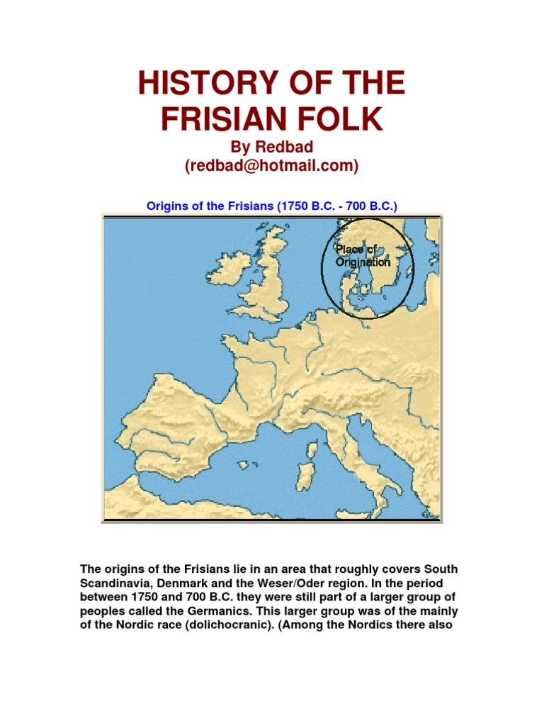 History of the Frisian Folk | Franks | Germanic Peoples