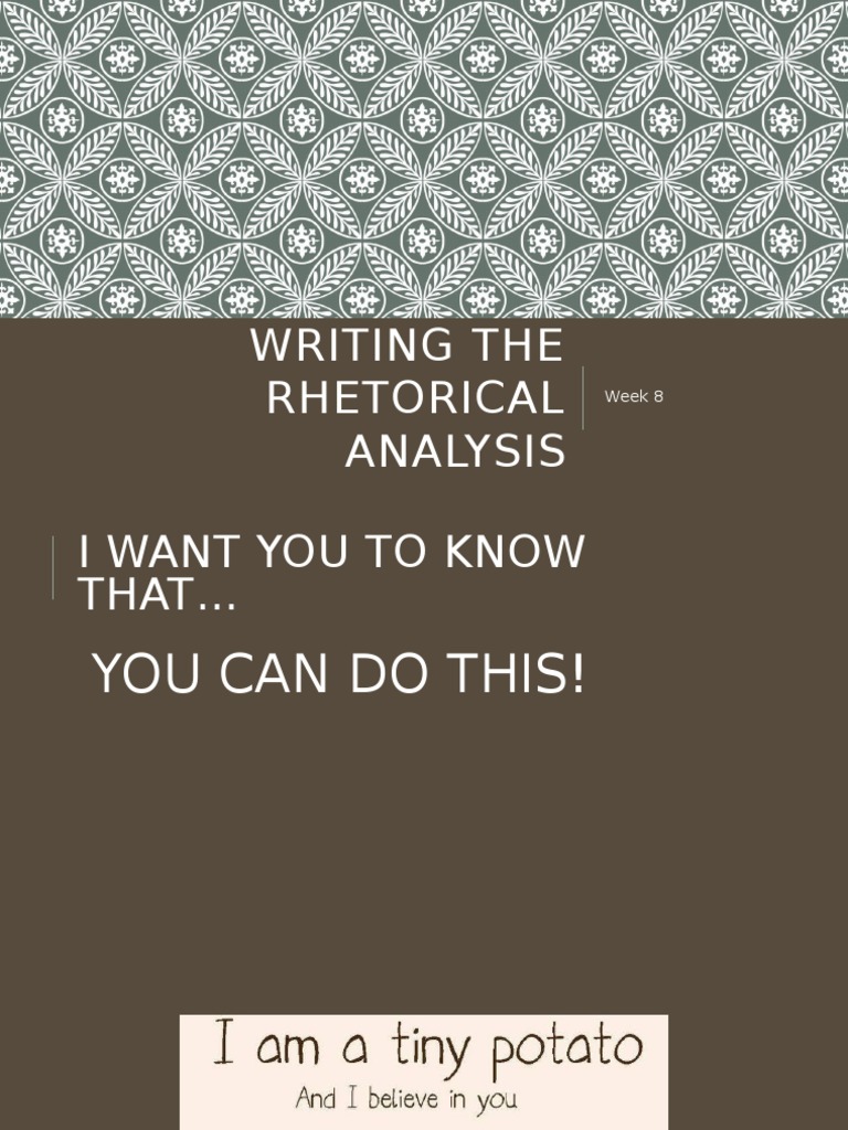 Rhetorical Analysis Writing Guide | PDF | Essays | Rhetoric