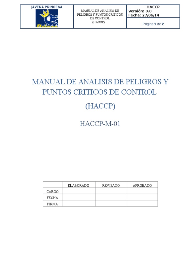 Manual Haccp | PDF