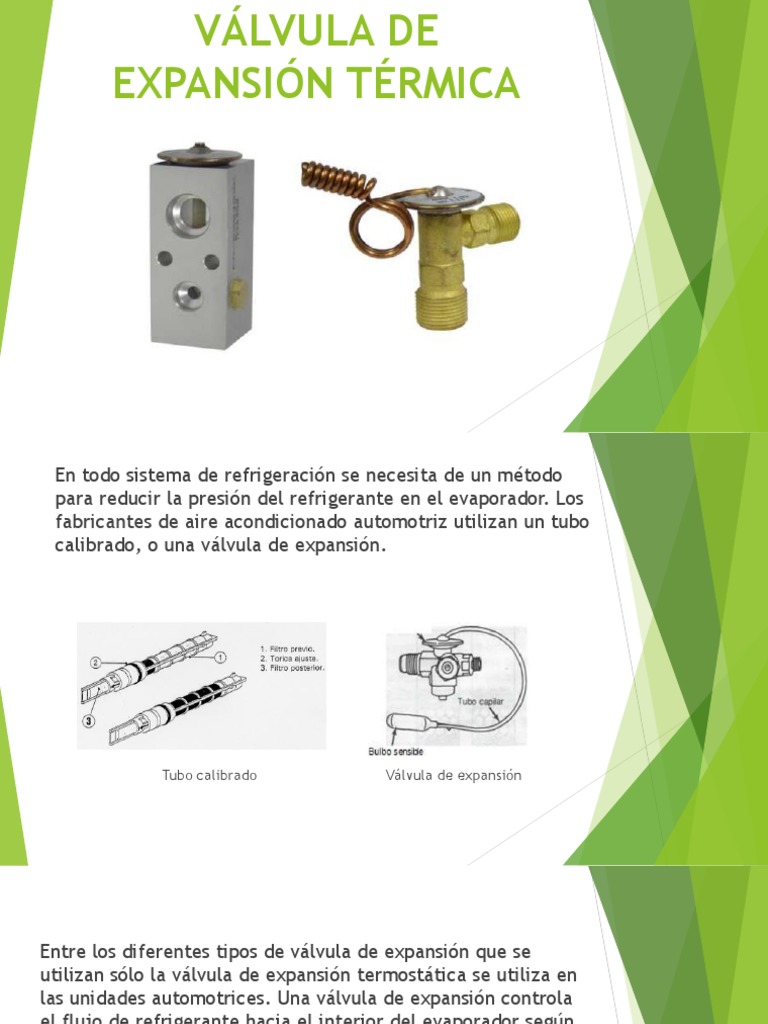 Valvula de Expansion Termica | PDF | Presión | Química Física