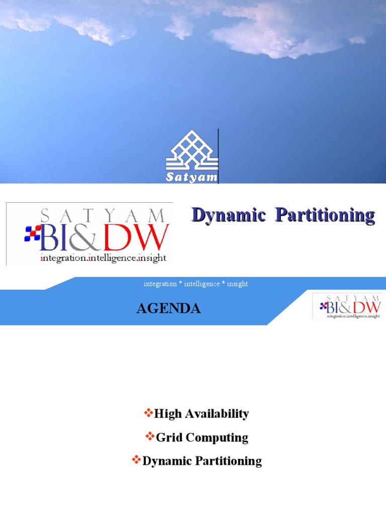 Dynamic Partitioning In Informatca 8x Pdf Databases Areas Of