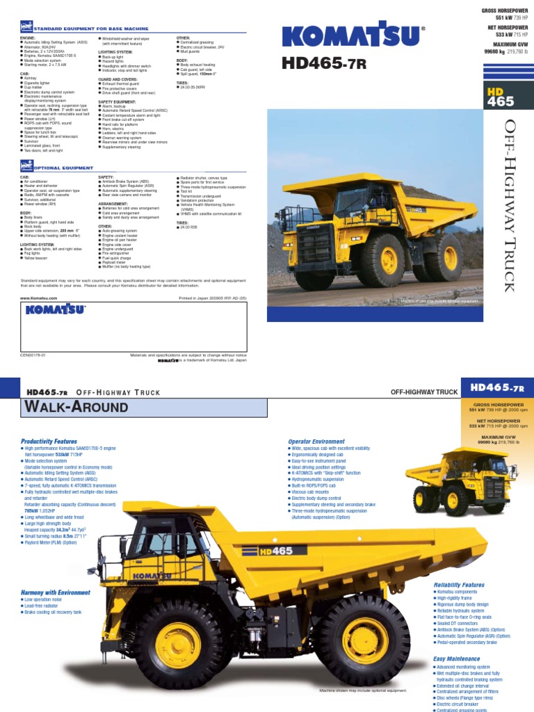 HD465-7R_ | Transmission (Mechanics) | Brake