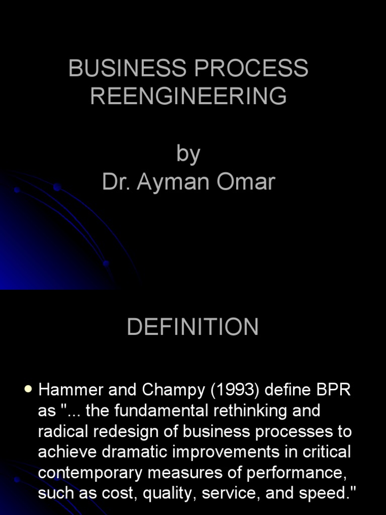 Business Process Re Engineering | PDF | Business Process | Business
