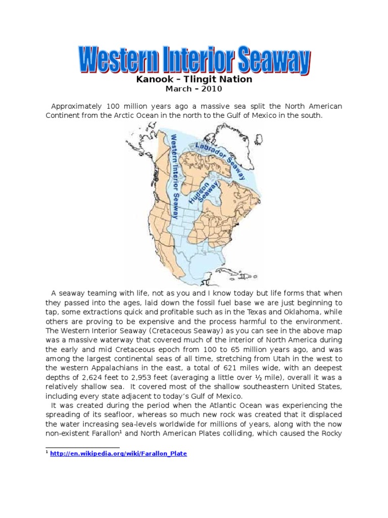 Ancient Seaways of North America | PDF | Physical Geography | Nature