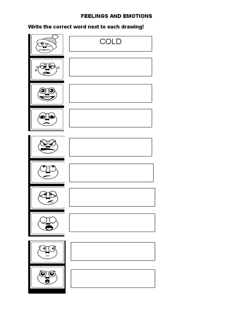 Emotions and Feelings Activity Guide | PDF