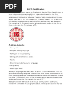 Understanding BBFC 15 Film Certification | PDF