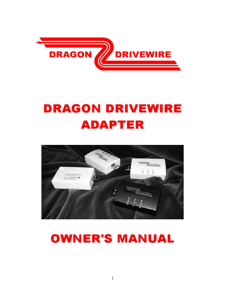 DriveWire Adapter Owners Manual | PDF | Usb | Electrical Connector