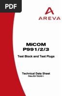 Micom P991 TEST BLOCK | PDF | Electrical Connector | Ac Power Plugs And ...