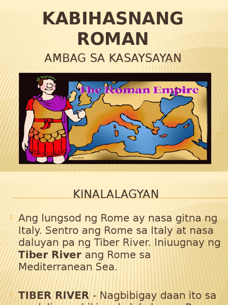 Ambag ng Roma Sa Lipunan