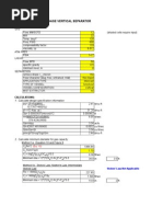 Slug Catcher Sizing Spreadsheet | PDF | Volume | Flow Measurement